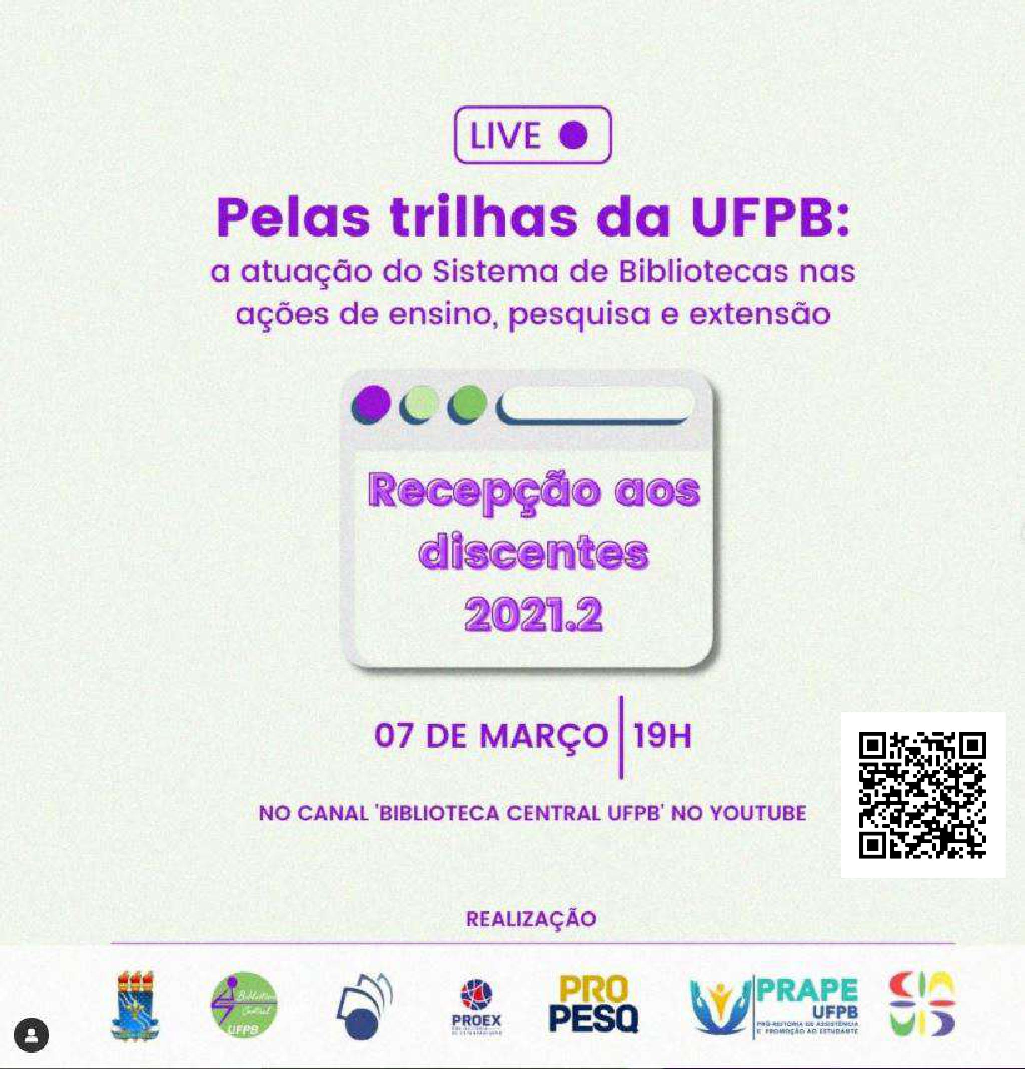 Pelas trilhas da UFPB — UNIVERSIDADE FEDERAL DA PARAÍBA - UFPB CCAE - CENTRO DE CIÊNCIAS ...